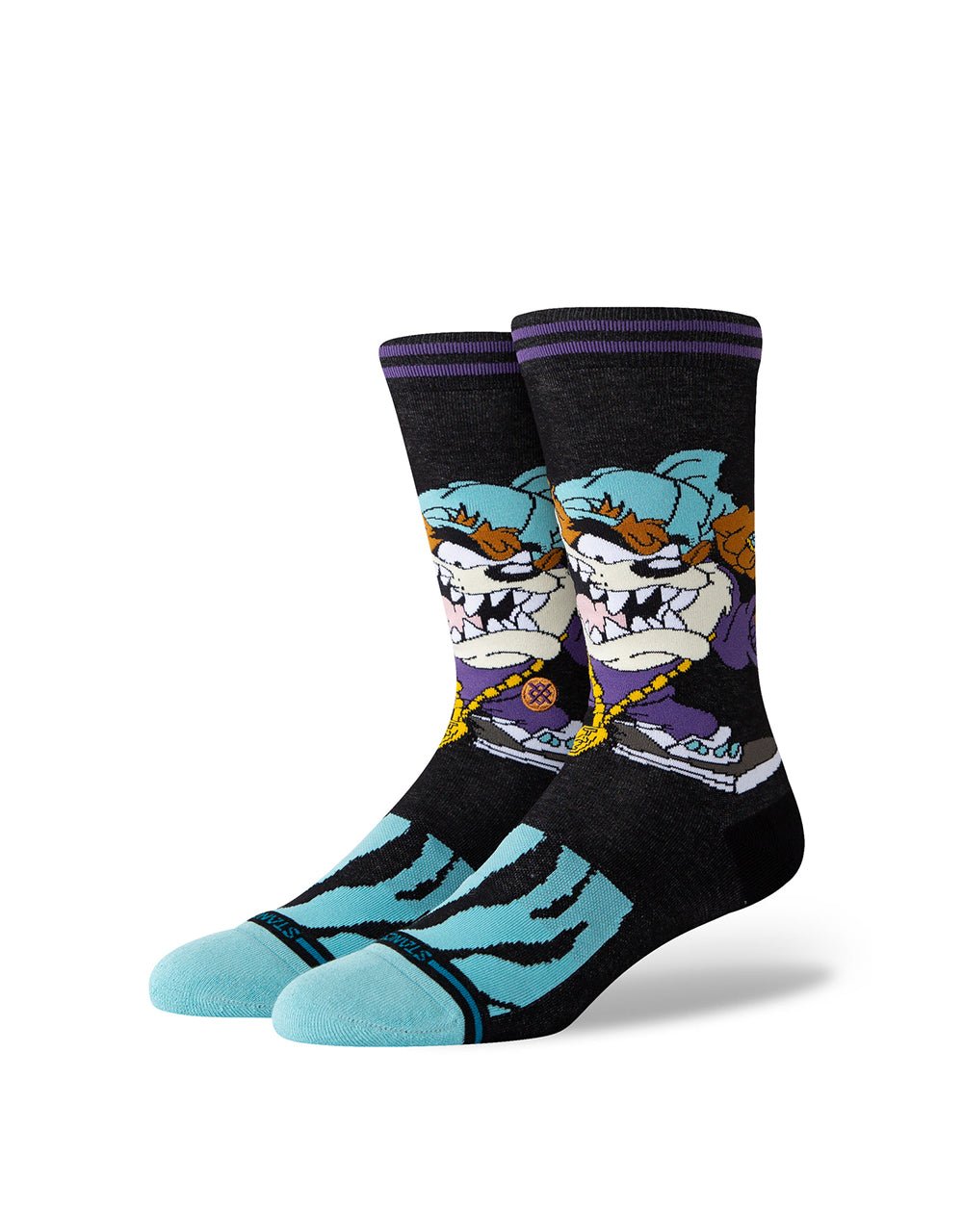 LOONEY TUNES X STANCE TAZ CREW SOCKS — bulle.shoes